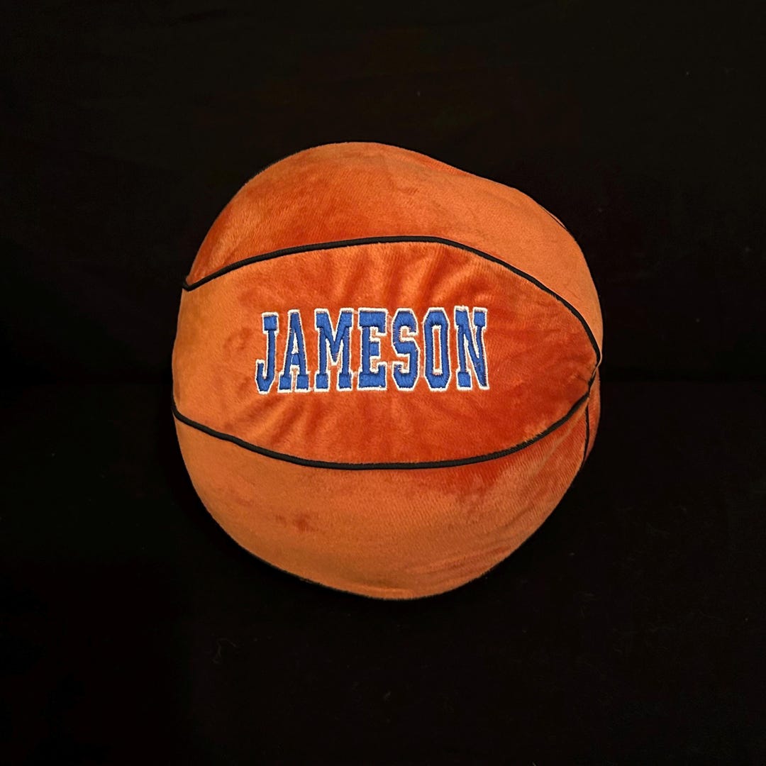 Personalized Stuffed Basketball - Etsy