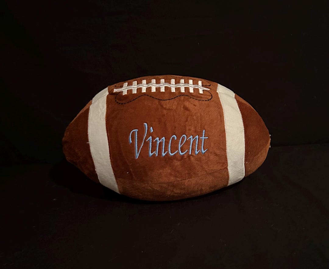 Personalized Stuffed Football - Etsy