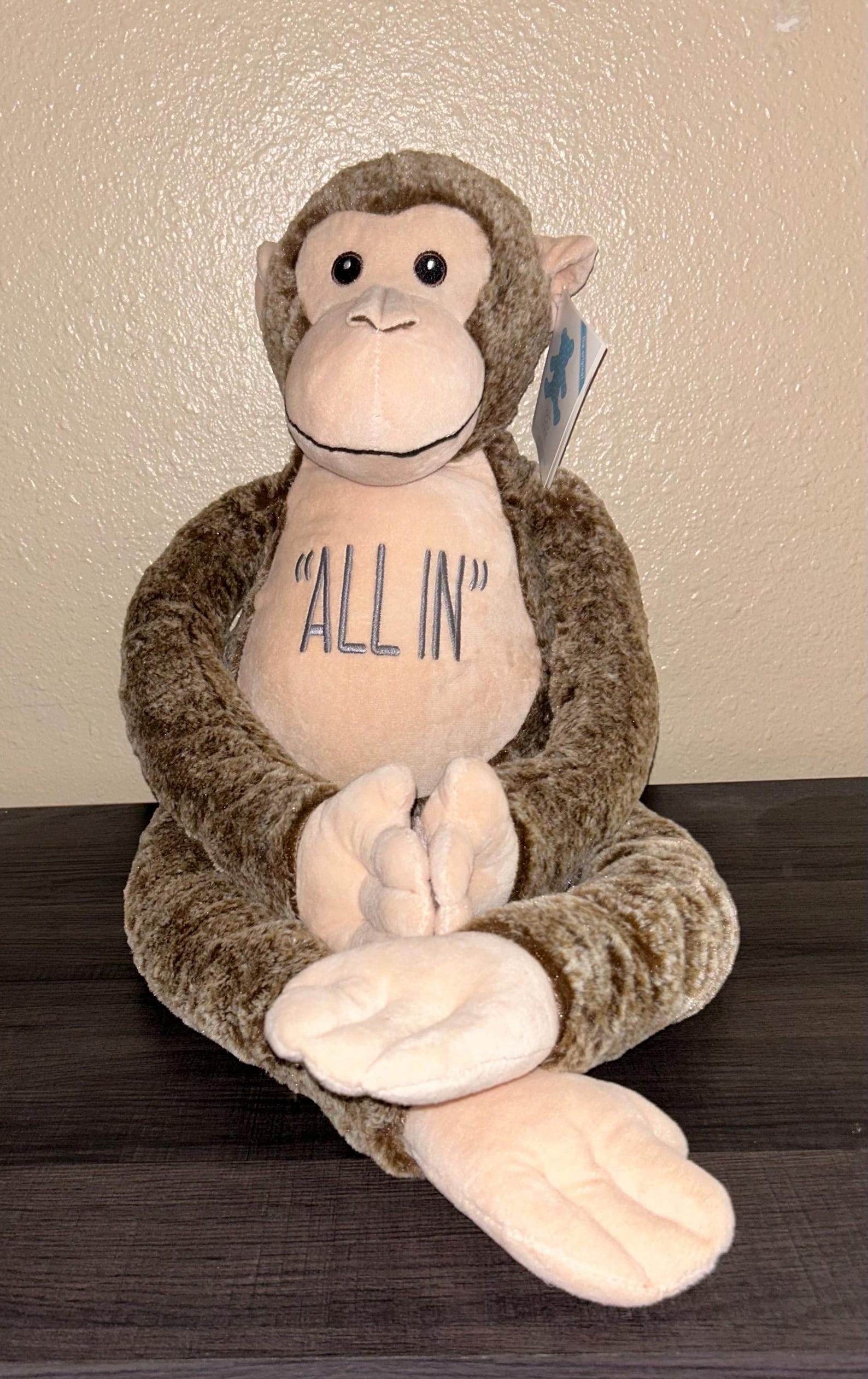 Personalized Stuffed Monkey - Etsy
