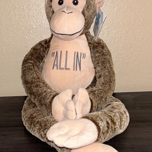 Personalized Stuffed Monkey - Etsy