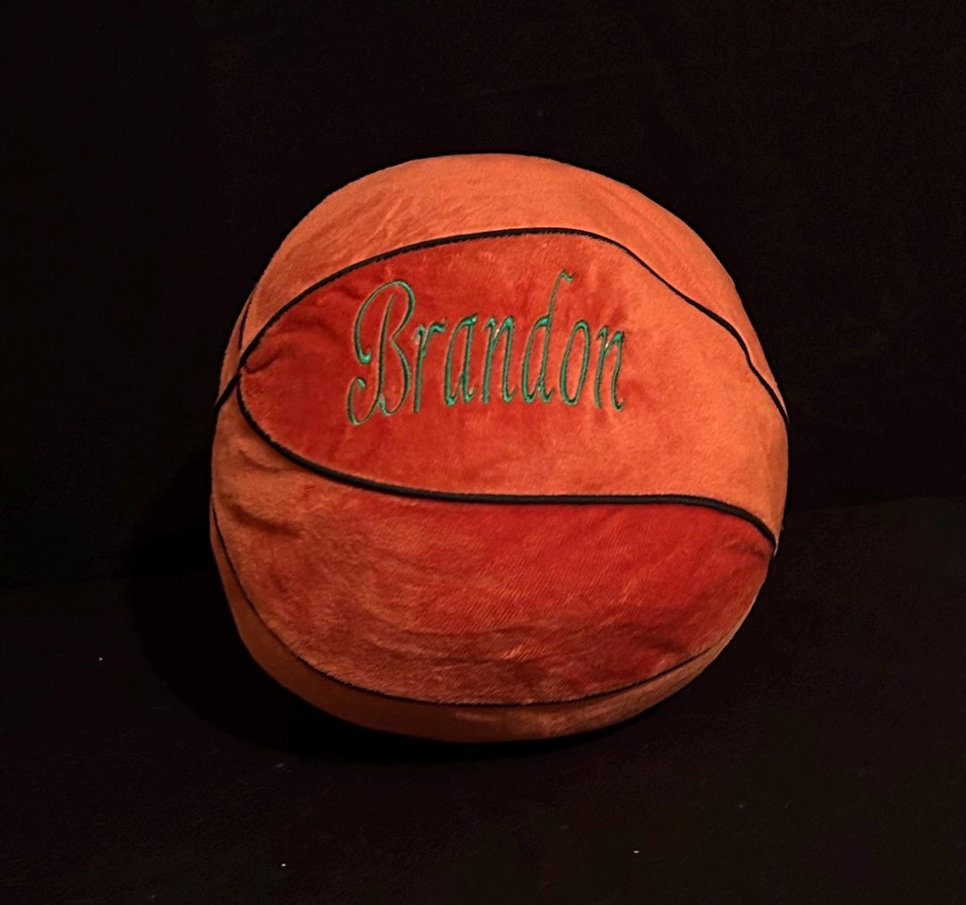 Personalized Stuffed Basketball - Etsy
