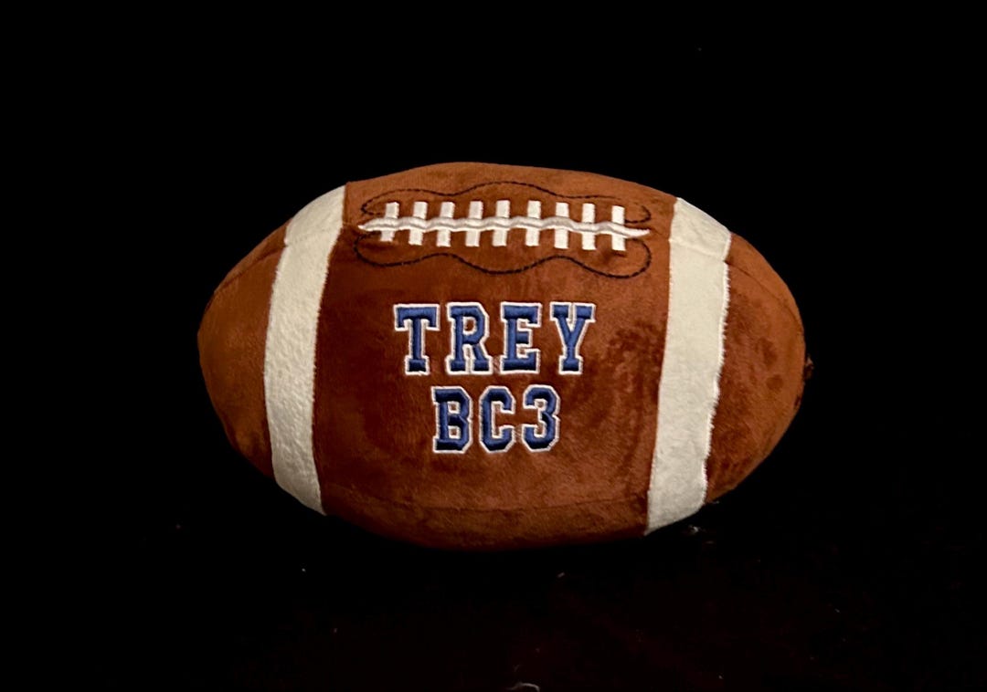 Personalized Stuffed Football - Etsy