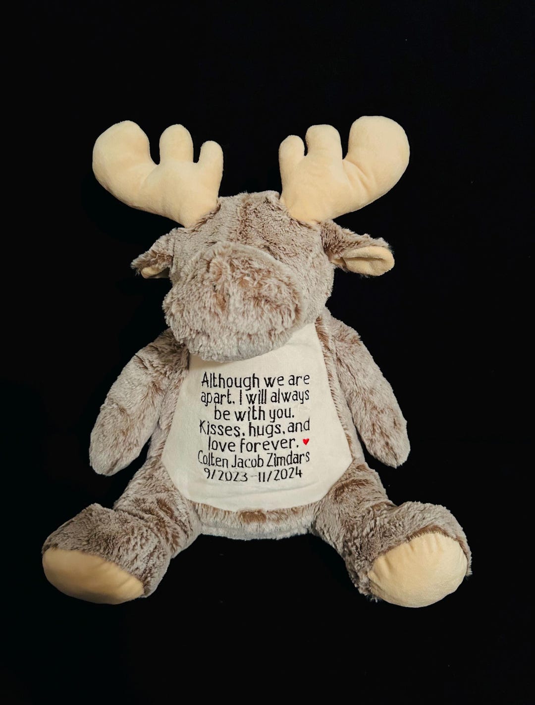 Personalized Stuffed Moose - Etsy