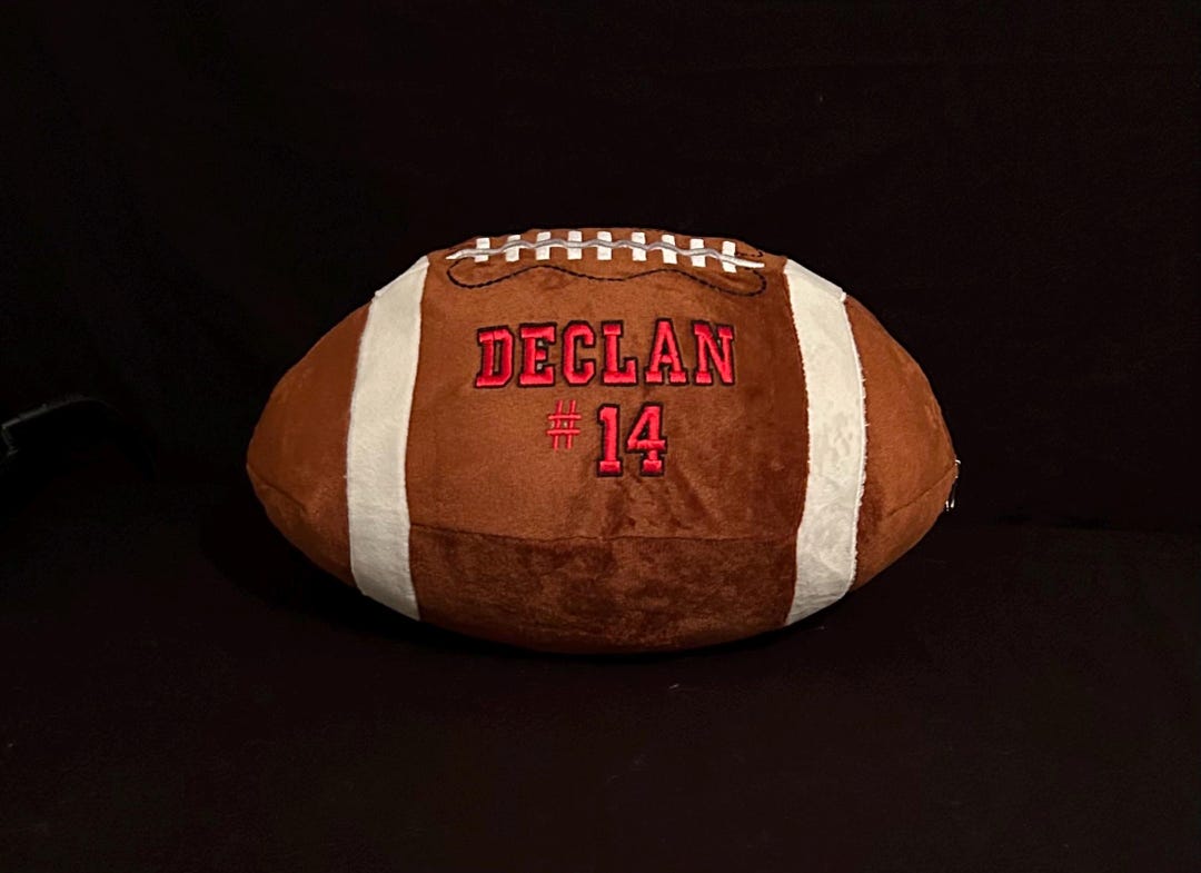 Personalized Stuffed Football - Etsy