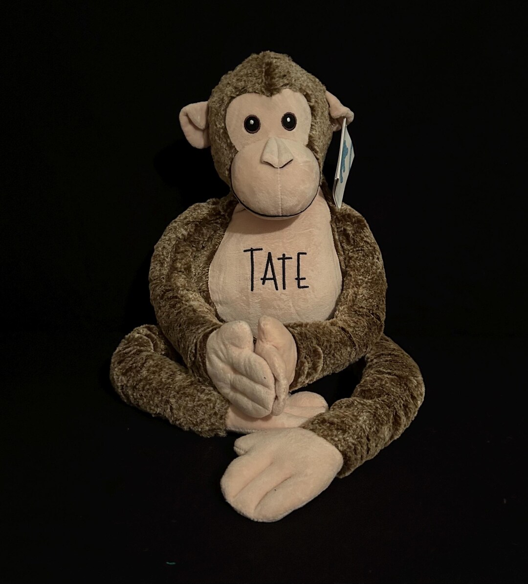 Personalized Stuffed Monkey - Etsy