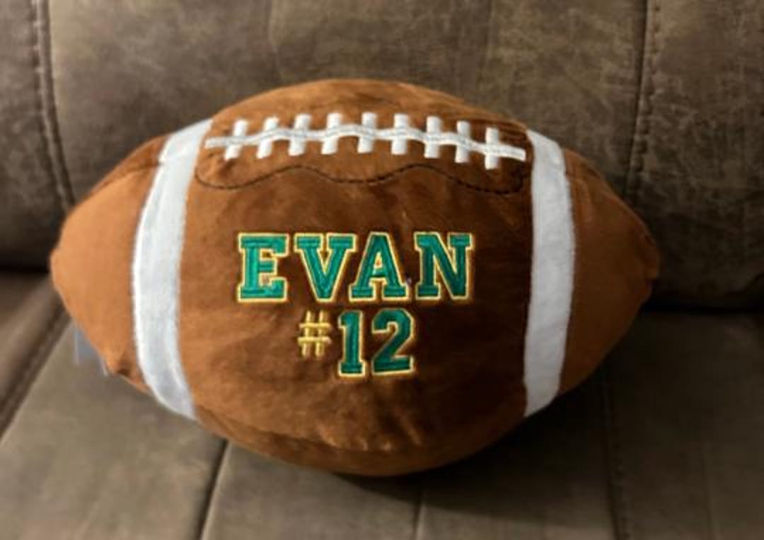 Personalized Stuffed Football - Etsy
