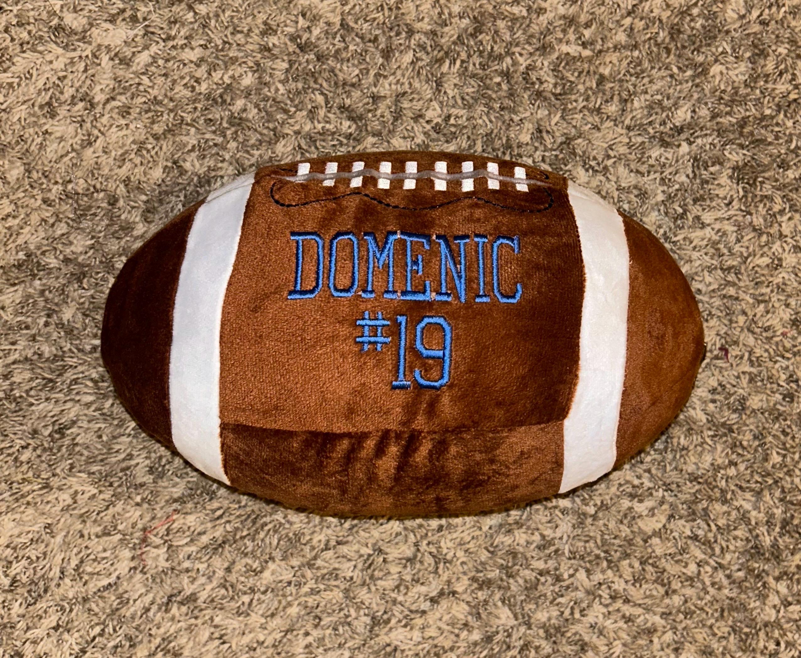 Personalized Stuffed Football - Etsy