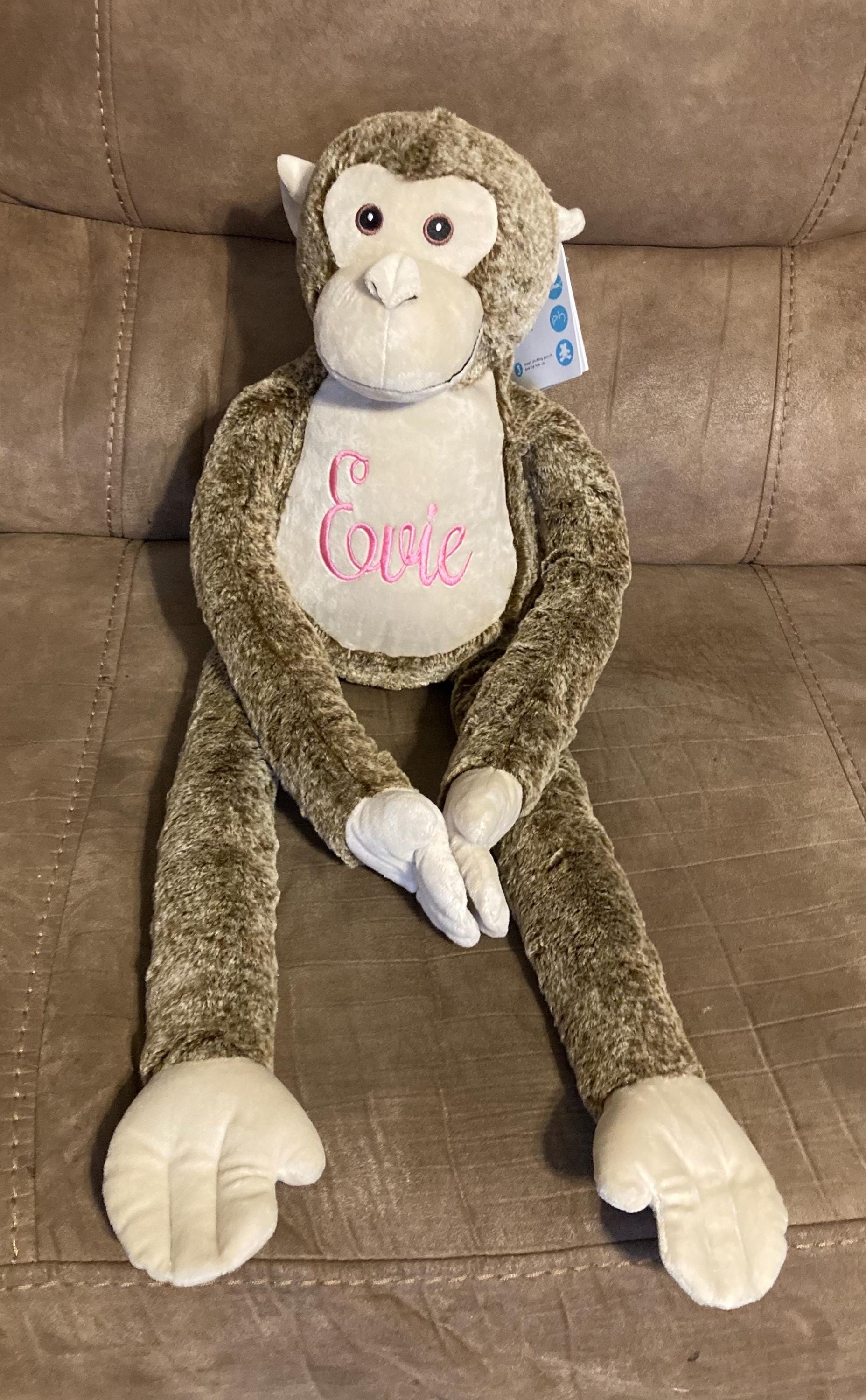 Personalized Stuffed Monkey - Etsy