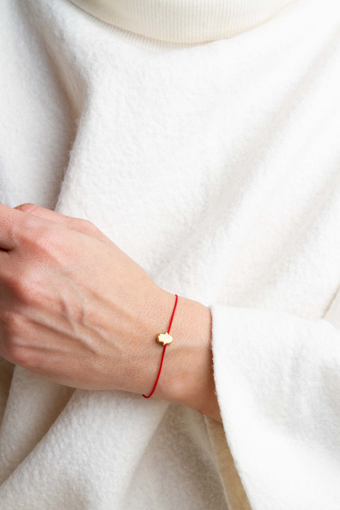 Red String Hamsa Bracelet, Red String Bracelet, Hamsa Hand Kabbalah ...