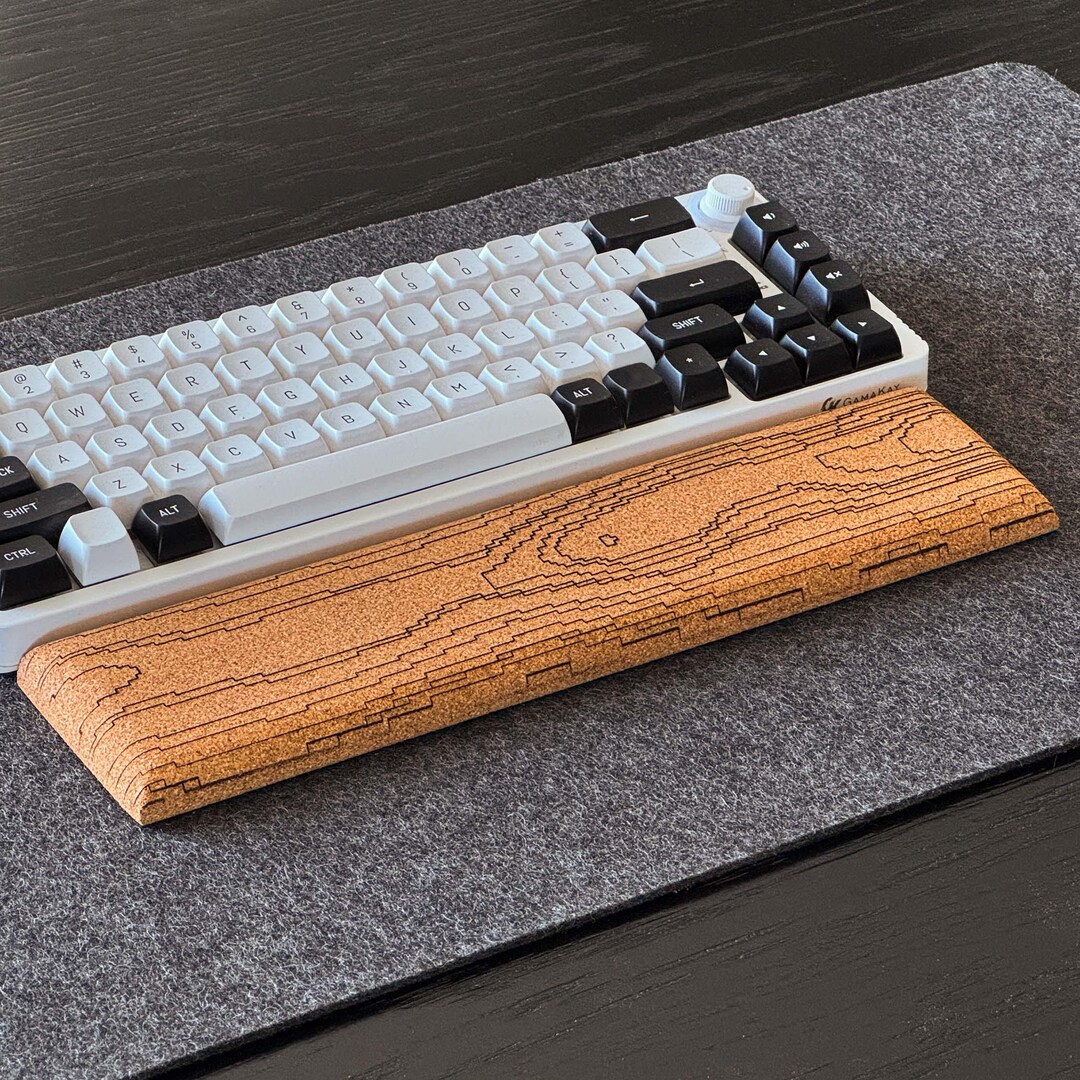 Solid Cork Wood Keyboard Wrist Rest Multiple Sizes, Custom, Limited ...