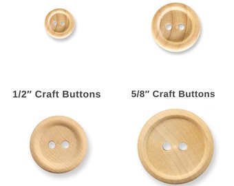 Bulk Wood Buttons - Etsy