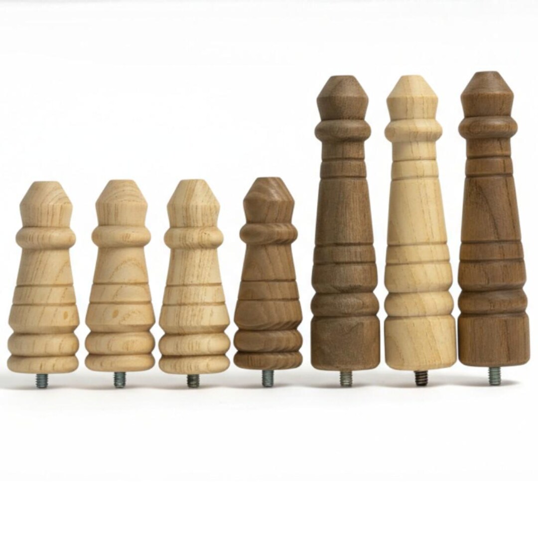 Wood Table Leg Finials Wood Hardware Risers Lighthouse Craft Shape ...