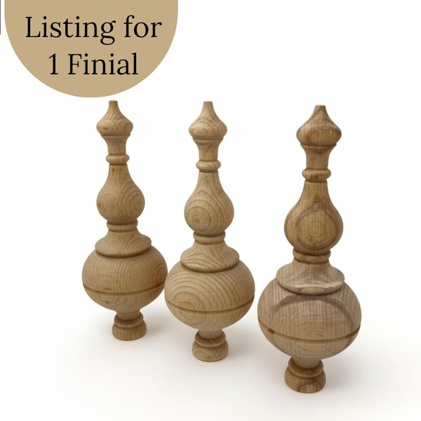 Bed Post Finials - Etsy
