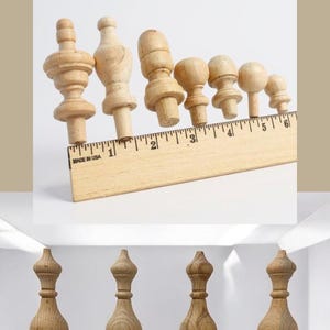 Wood Finials Bedpost 8