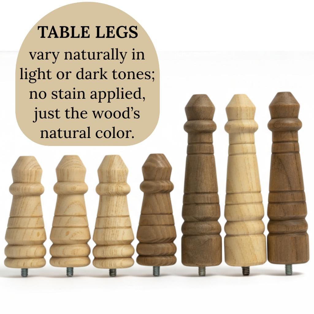 Wood Table Leg Finials Wood Hardware Risers Lighthouse Craft Shape ...