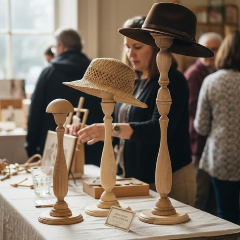 Hat Stand Holder Display Cowboy Hat Stand Craft Show Hat Display ...