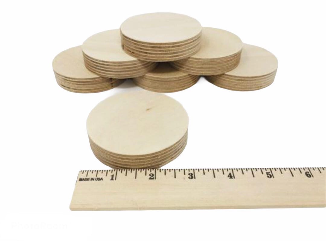 Wood Circle Cutouts 3 Inch Blank Circles Natural Wooden Circles Round ...