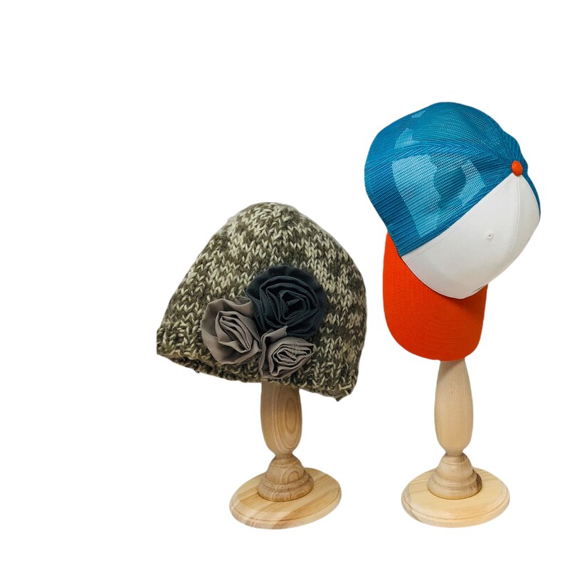 QTY 1 Various Sized Hat Stands Hat Holder Baby Hat Holder - Etsy