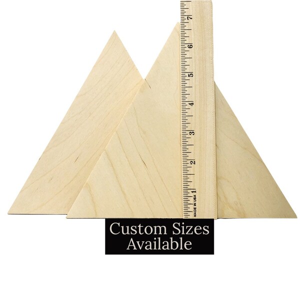 Triangle Wood Sign - Etsy