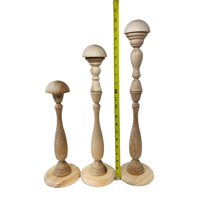 QTY 1 Various Sized Hat Stands Hat Holder Baby Hat Holder - Etsy