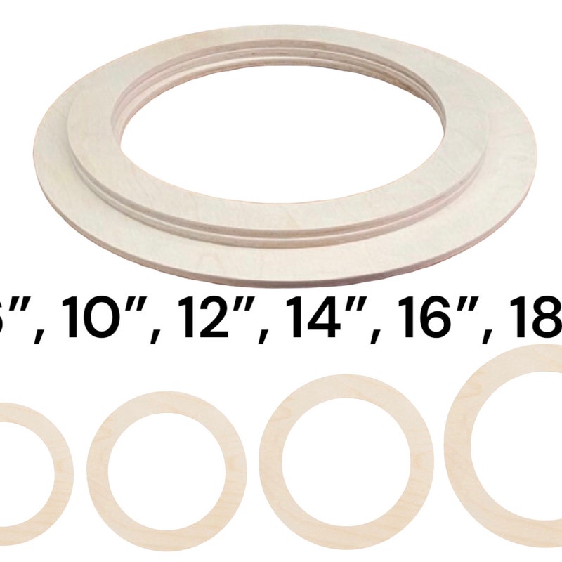 Large Wood Circles for Crafts - Etsy