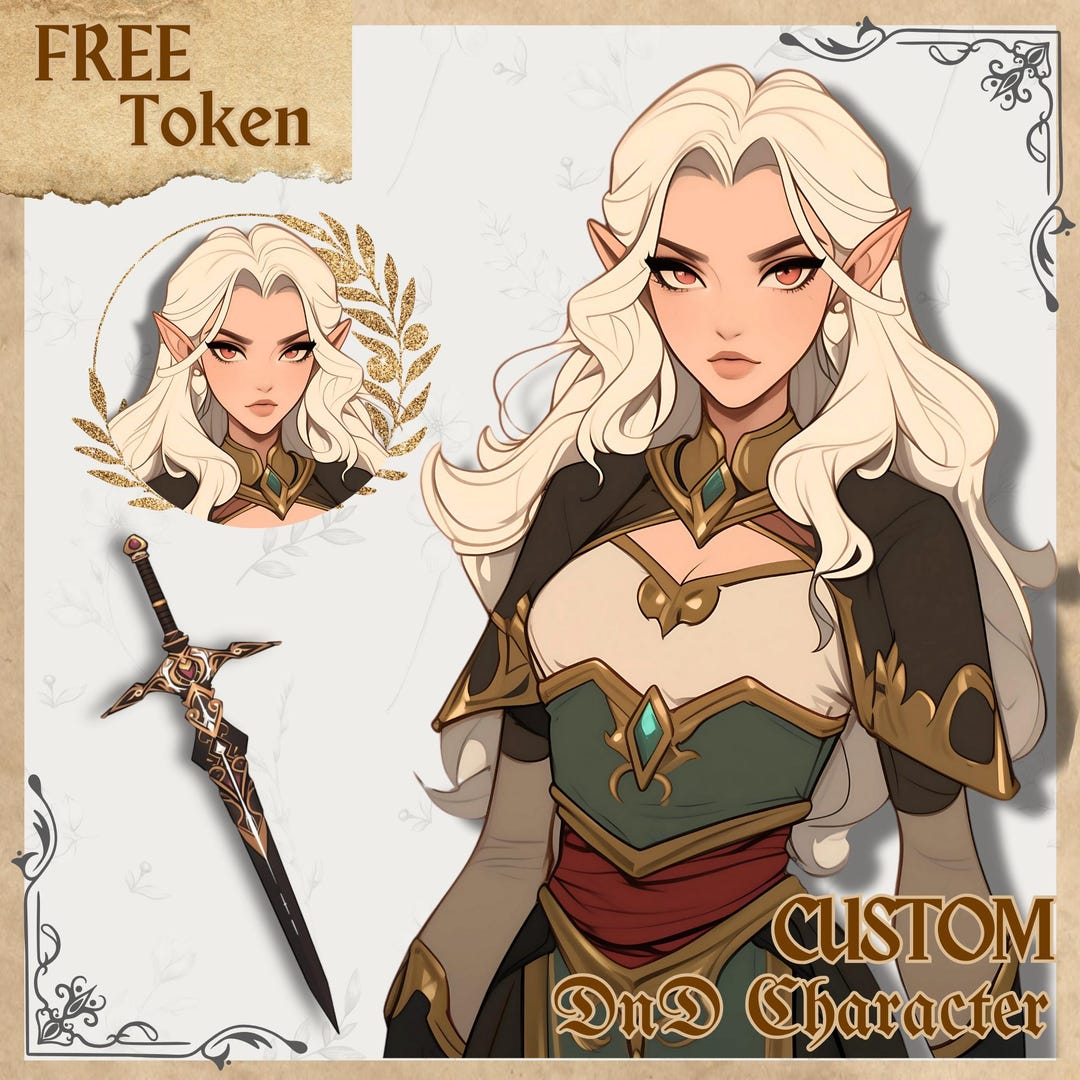 Buy Custom Dnd Character Commission | Fantasy RPG Portrait Art ...