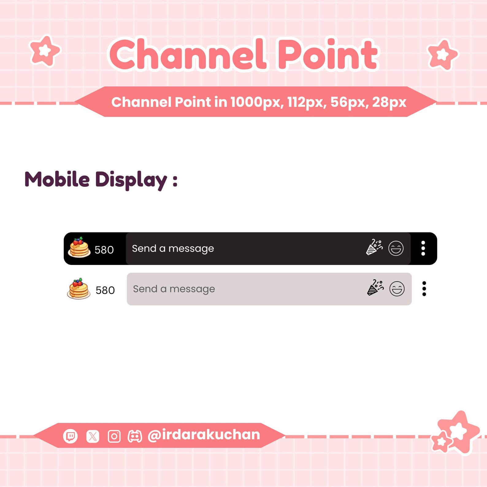 Pancake Channel Points for Twitch | Twitch Channel Point, Twitch Emotes ...