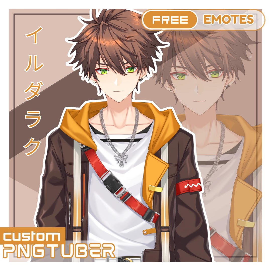 CUSTOM PNGTUBER, Pngtuber, Pngtuber Character, Pngtuber Commissions ...
