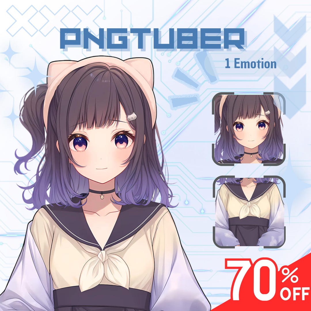 Custom Pngtuber Model, Pngtuber Model Character, Pngtuber Model ...