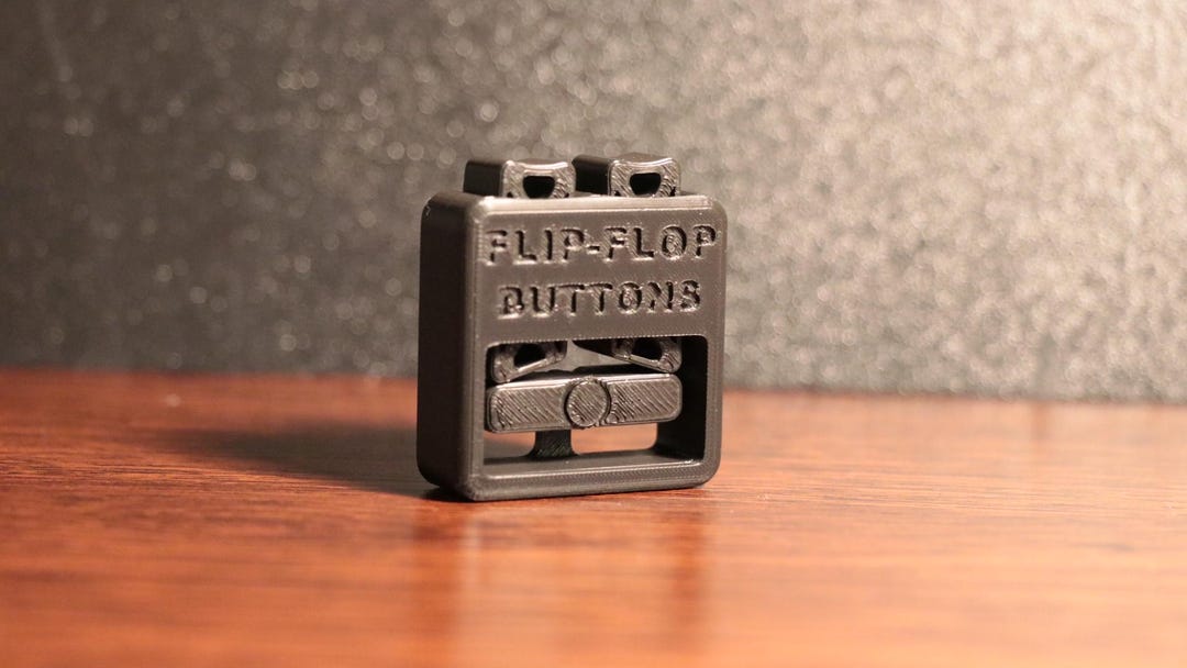 Flipflop Buttons Fidget Toy - Etsy