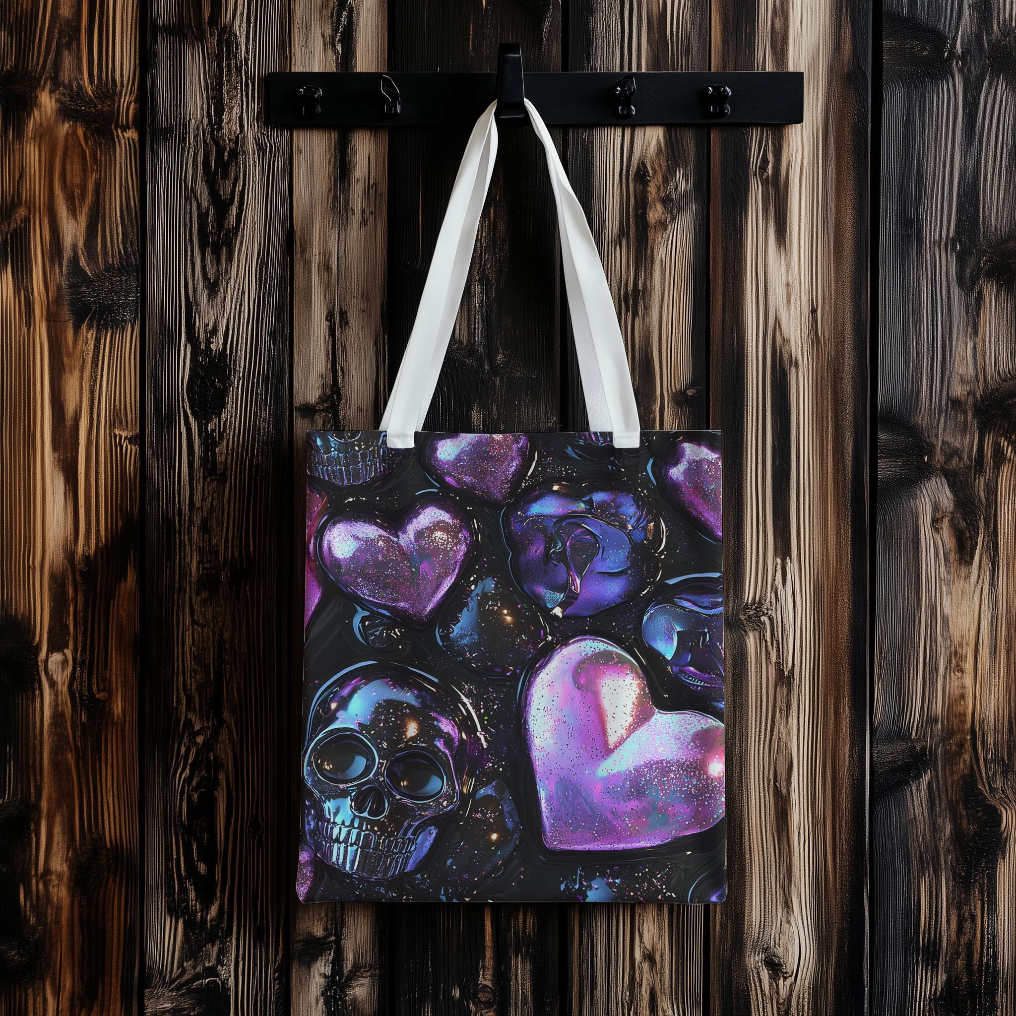 Pastel Goth Heart & Skull Seamless Pattern: Fabric Printing (digital ...