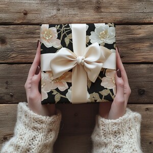 Embroidered Cream Gold Flower 3 Seamless Repeat Digital Design-for ...