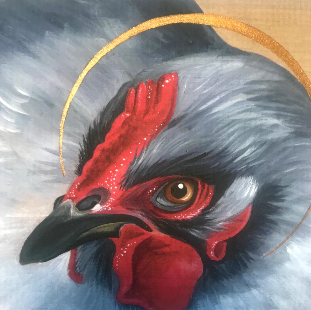 Chicken Saints - Dolores - Strange Saints: the Bleeding Heart - Giclee ...