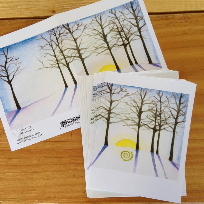 Winter Solstice Cards - Etsy