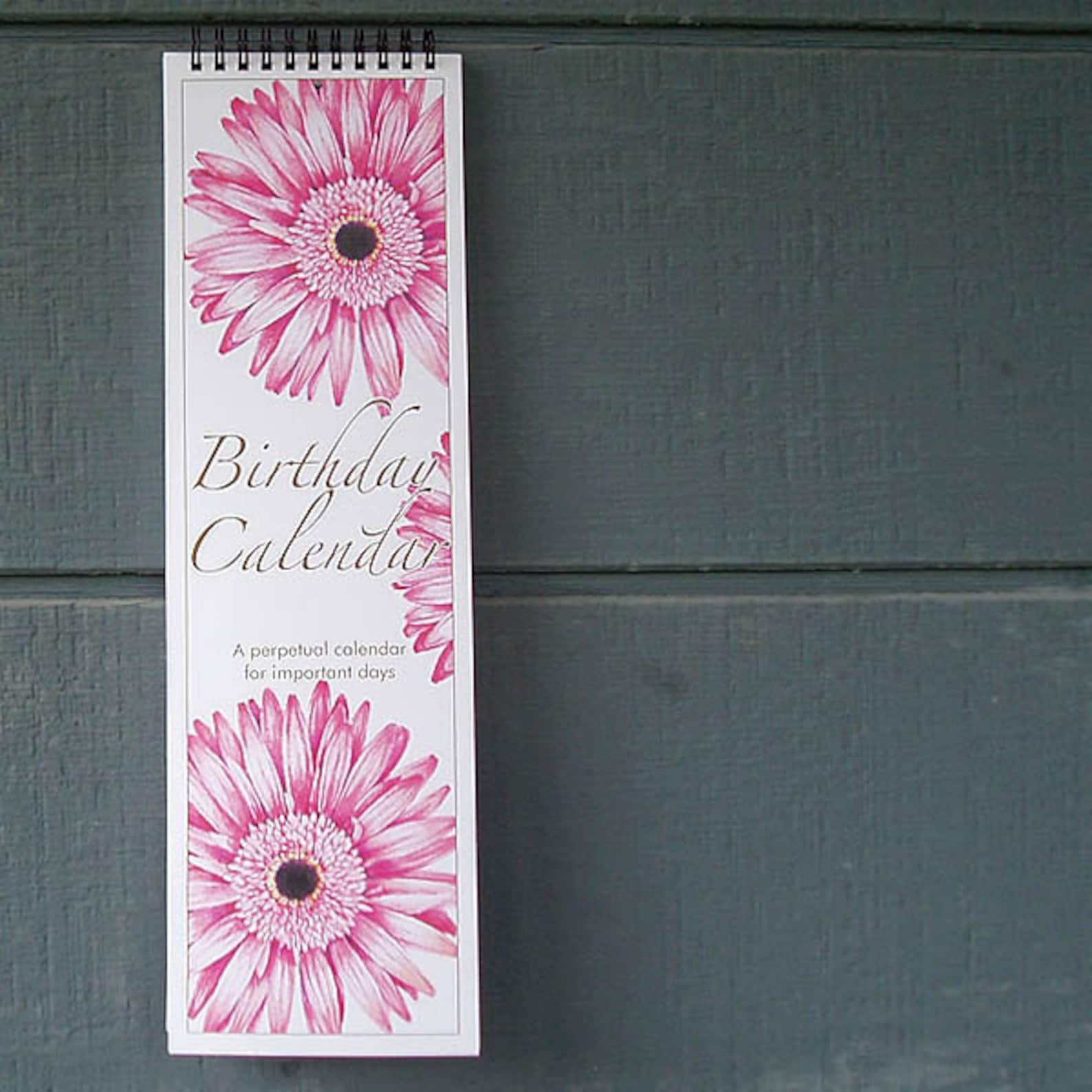 Perpetual Birthday Wall Calendar – Flowers and Plants - Etsy