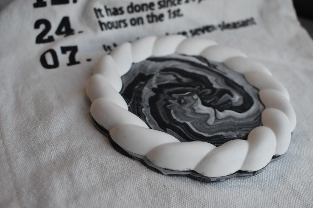 Jesmonite Tray a Truly Unique Design, Handmade Made by Yuina,japanese ...