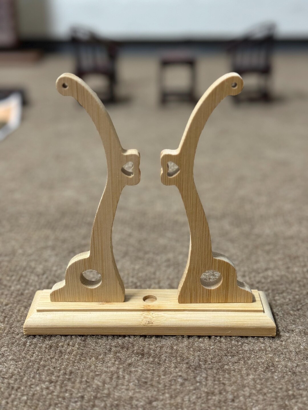 Handcrafted Bamboo Fan Stand - Choose From 2 Elegant Styles ...