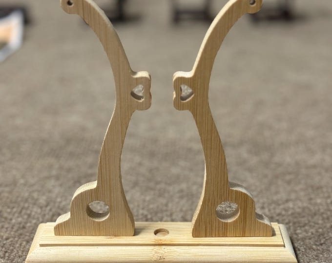 Handcrafted Bamboo Fan Stand - Choose From 2 Elegant Styles ...