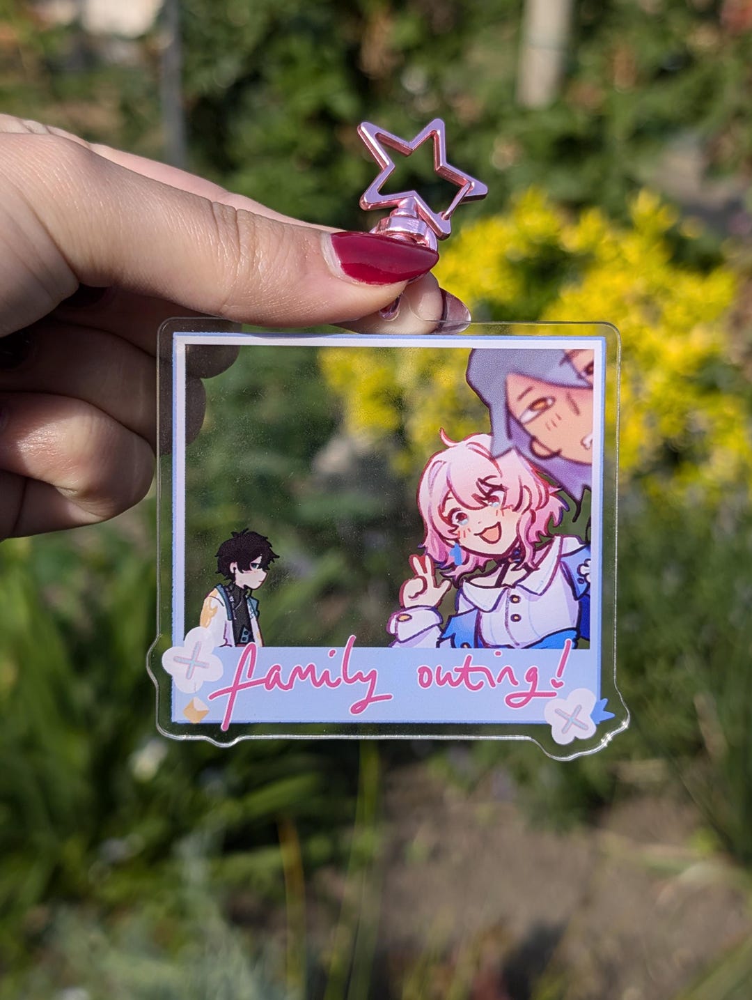 Honkai Star Rail Inspired Photo Frame Acrylic Keychain: HSR Stelle, Dan ...