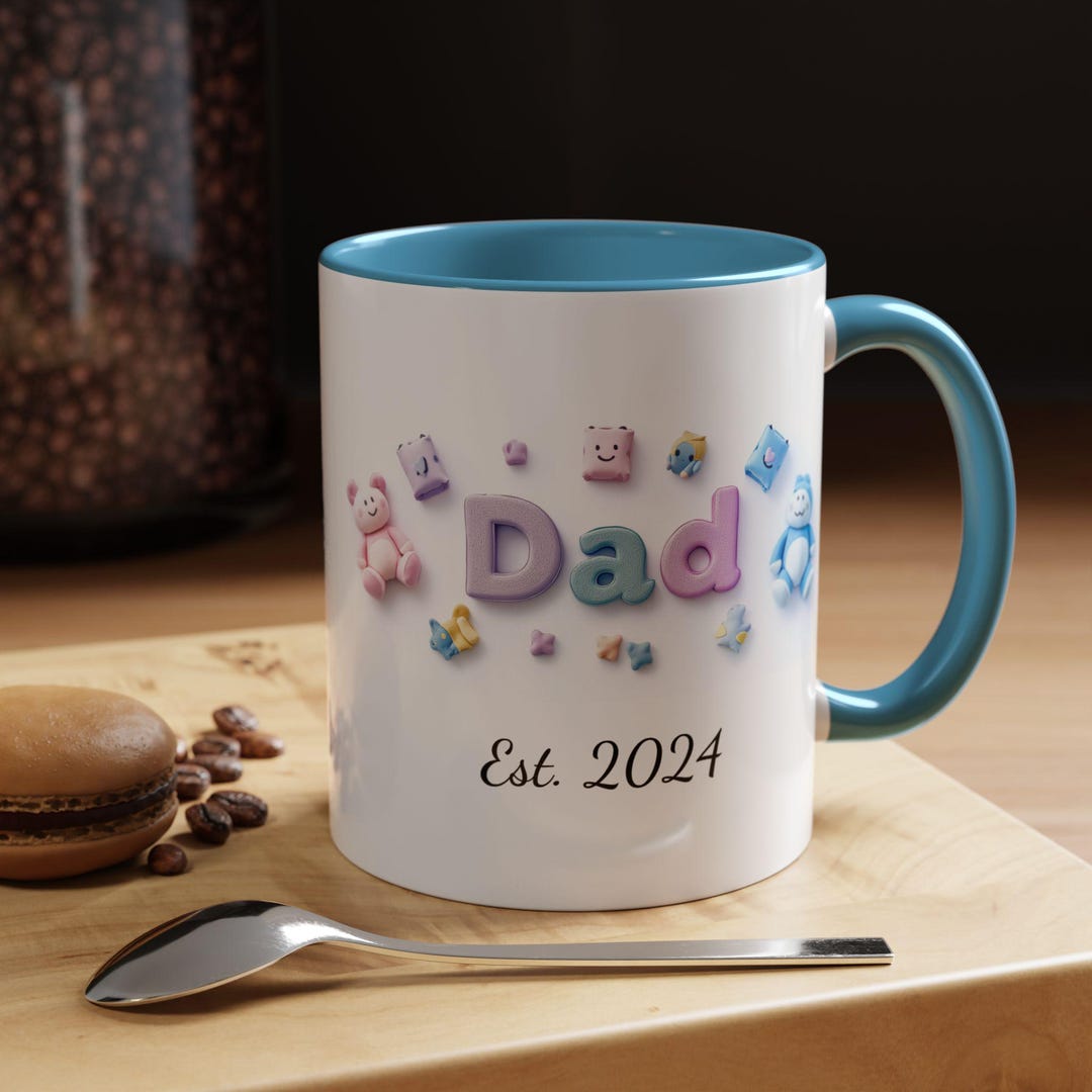 Dad Mug, New Dad Mug, Personalised Mug, Coffee Cup, Father's Day Gift ...