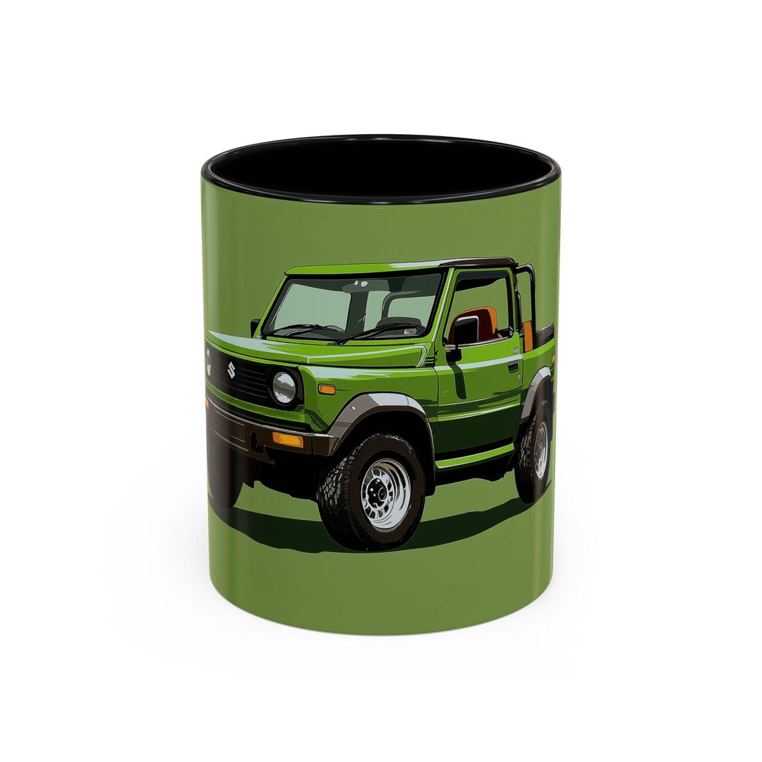 Suzuki Samurai Car Mug, Off-road Enthusiast Gift, Adventure Coffee Cup ...