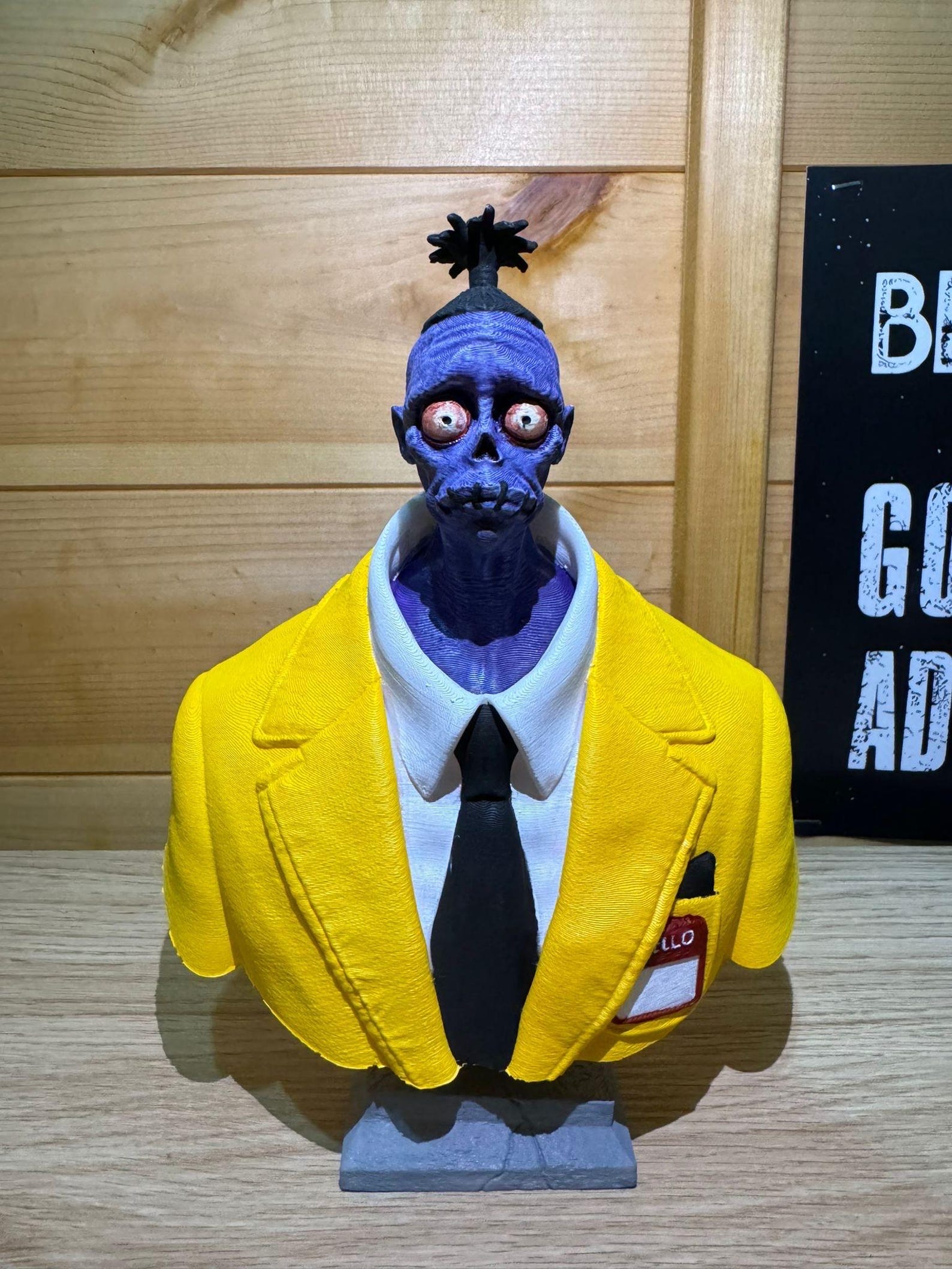 Small Beetlejuice Shrunken Head Bust Bob - Etsy