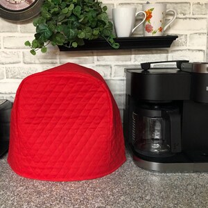 Red Coffee Maker Cover Espresso Machine Cover Made Upon Order - Etsy