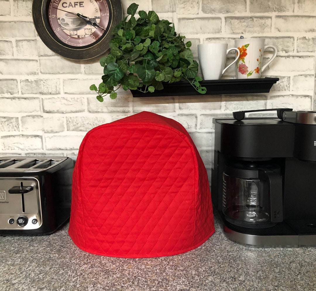 Red Coffee Maker Cover Espresso Machine Cover Made Upon Order - Etsy