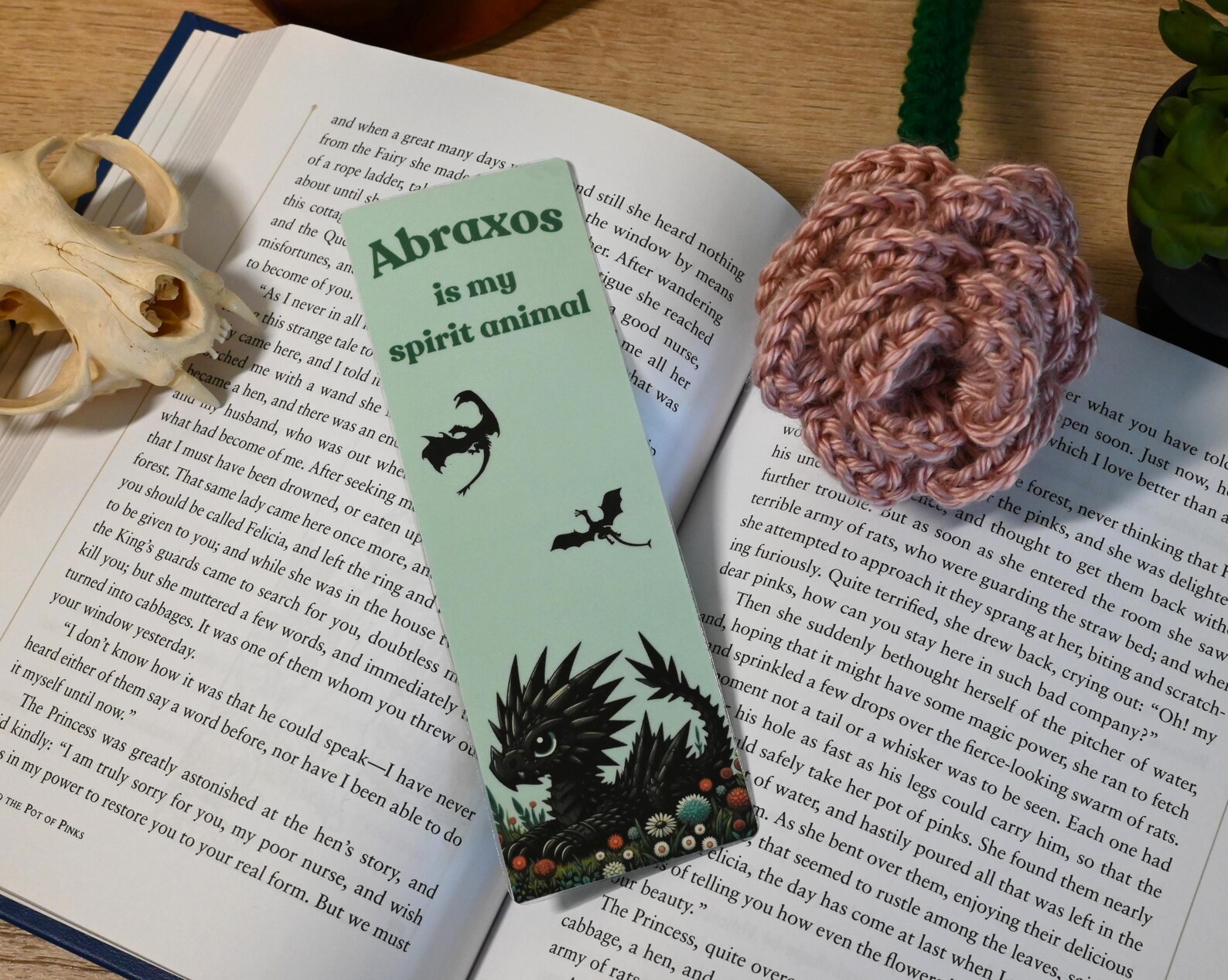 Bookmark | Abraxos Spirit Animal, Tog - Etsy
