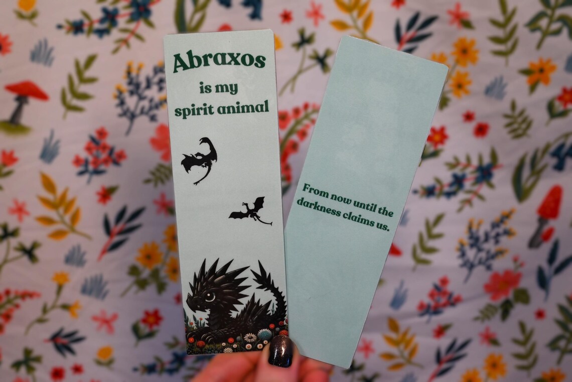 Bookmark | Abraxos Spirit Animal, Tog - Etsy