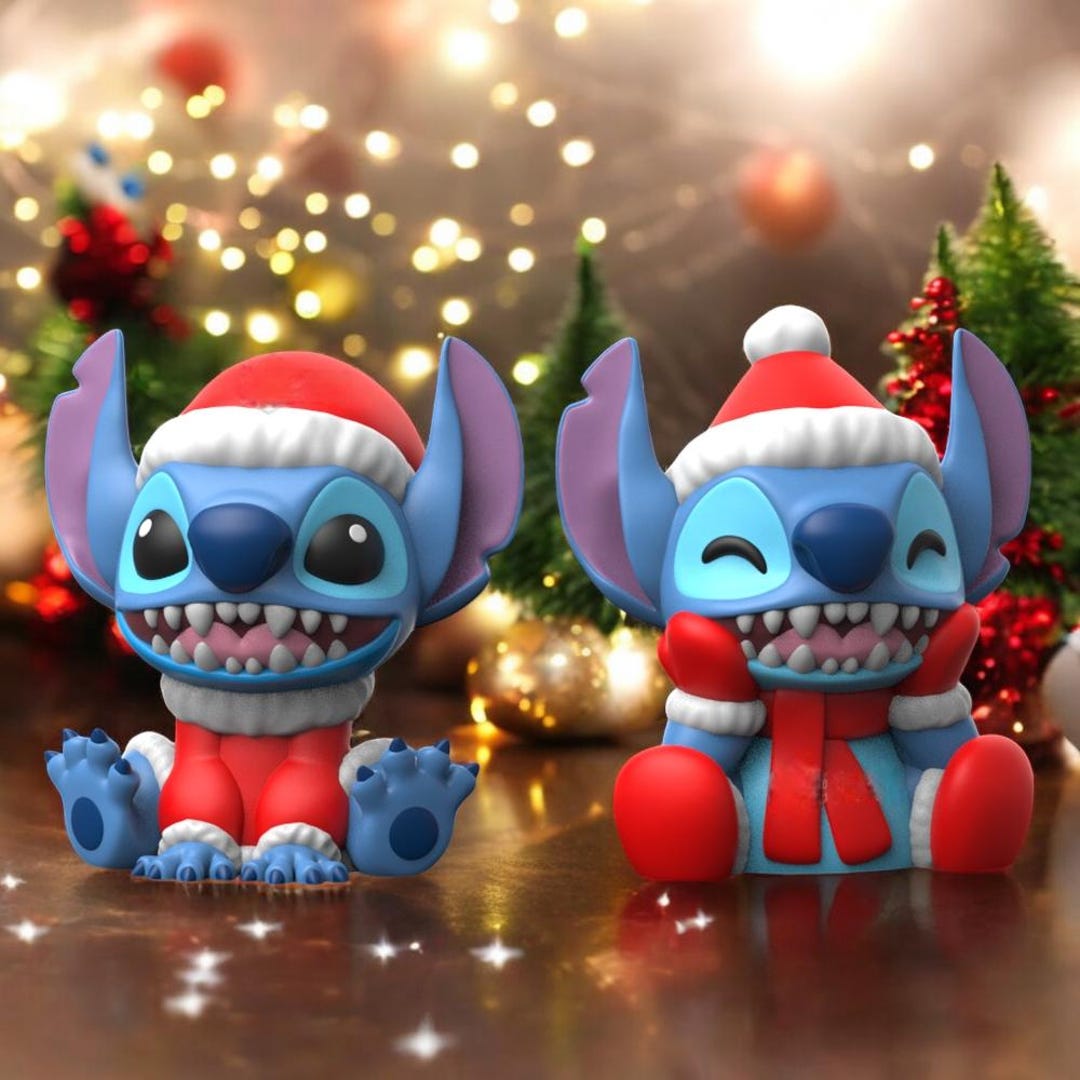Stitch Christmas STL File / High Quality STL Files / 3D Printer Files ...