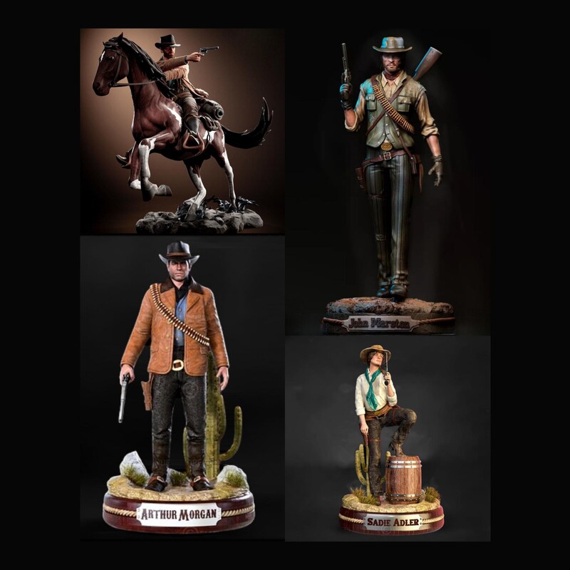 Arthur Morgan Figure - Etsy
