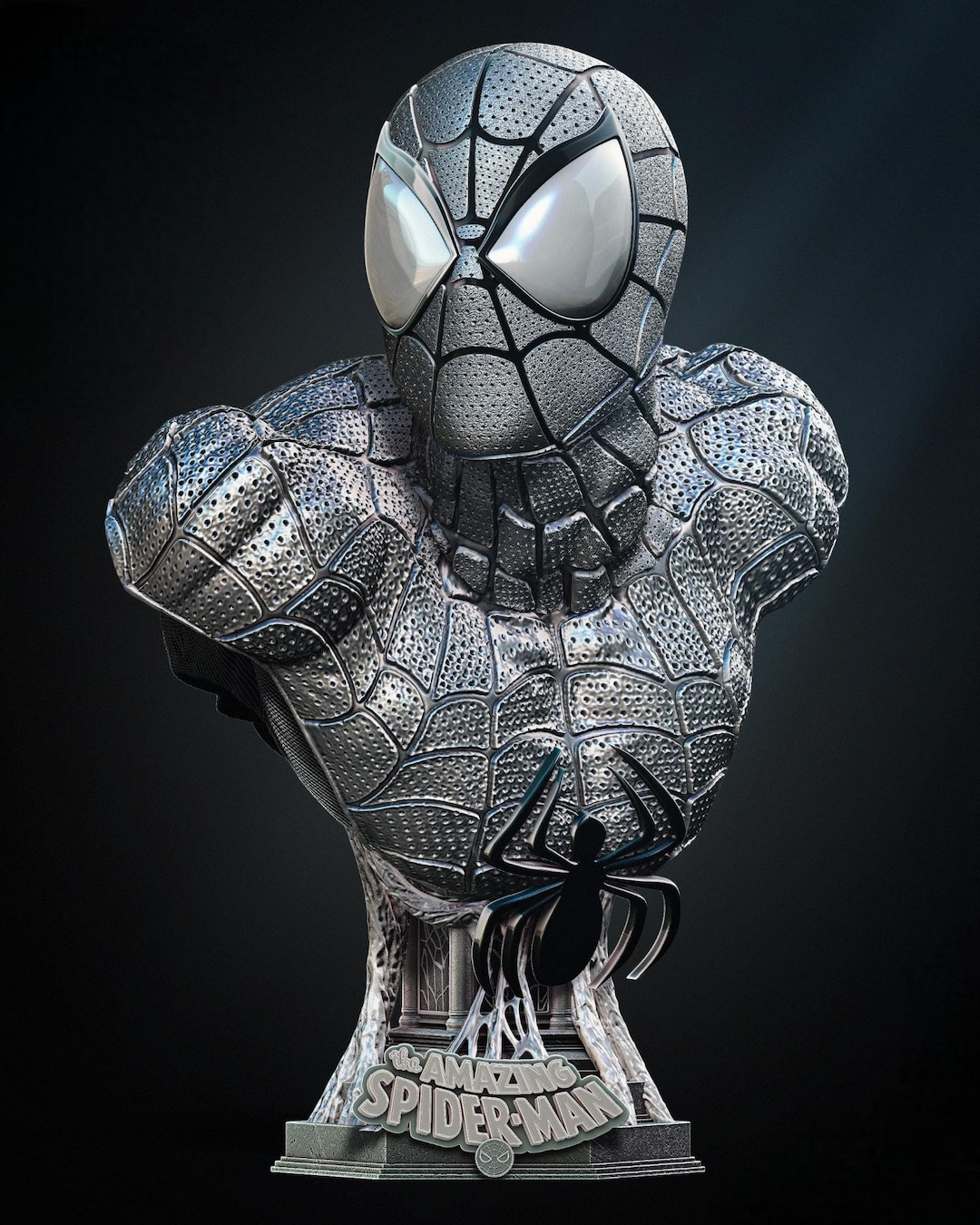 Spiderman Bust STL File / High Quality STL File / 3D Printer Files / 3D ...