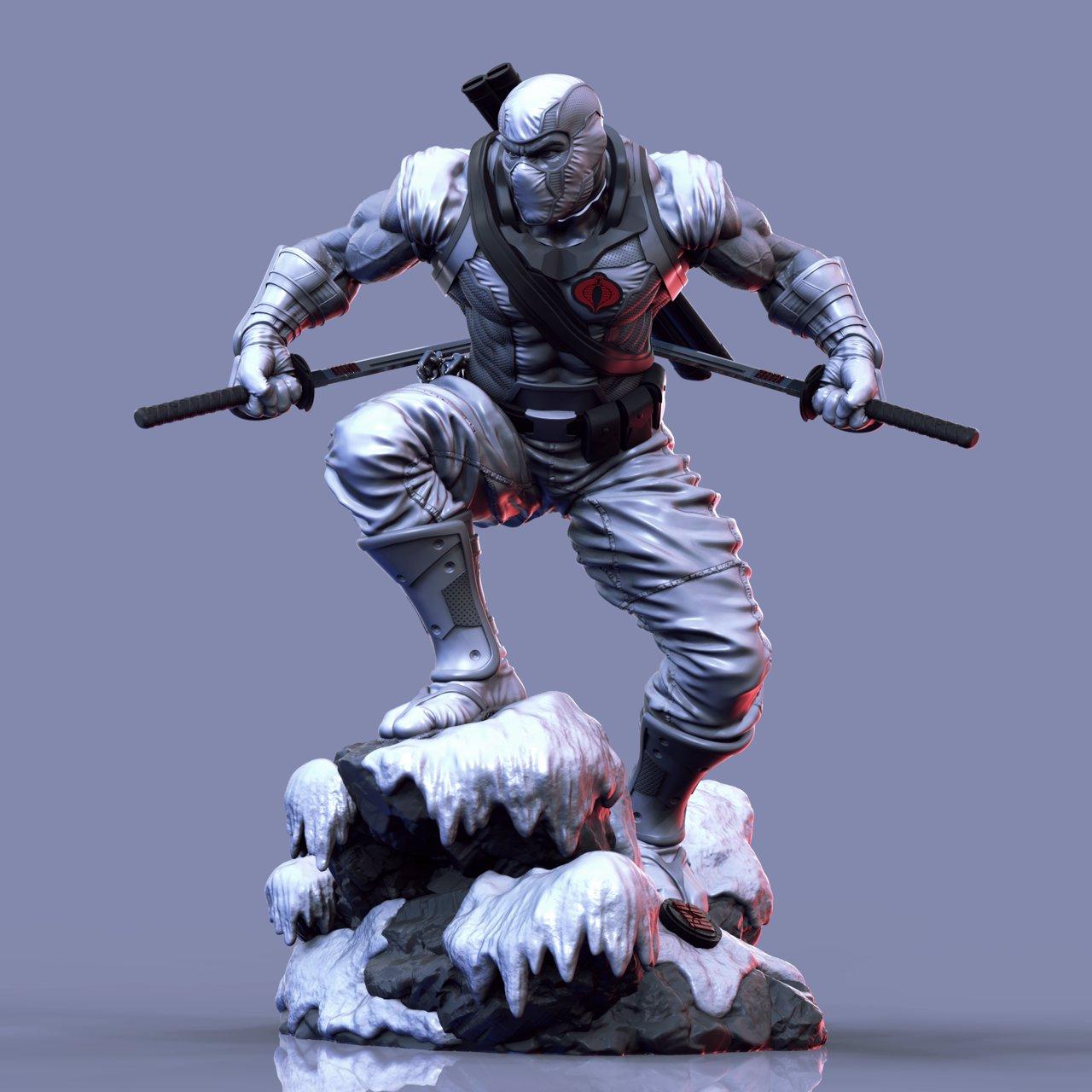 GI Joe Storm Shadow Statue STL File 3D Printer File - Etsy